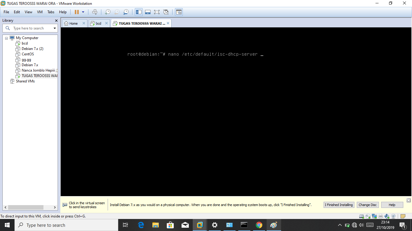 Smart Generation Setting Dhcp Server Ntp Server Dan Ssh Server Debian