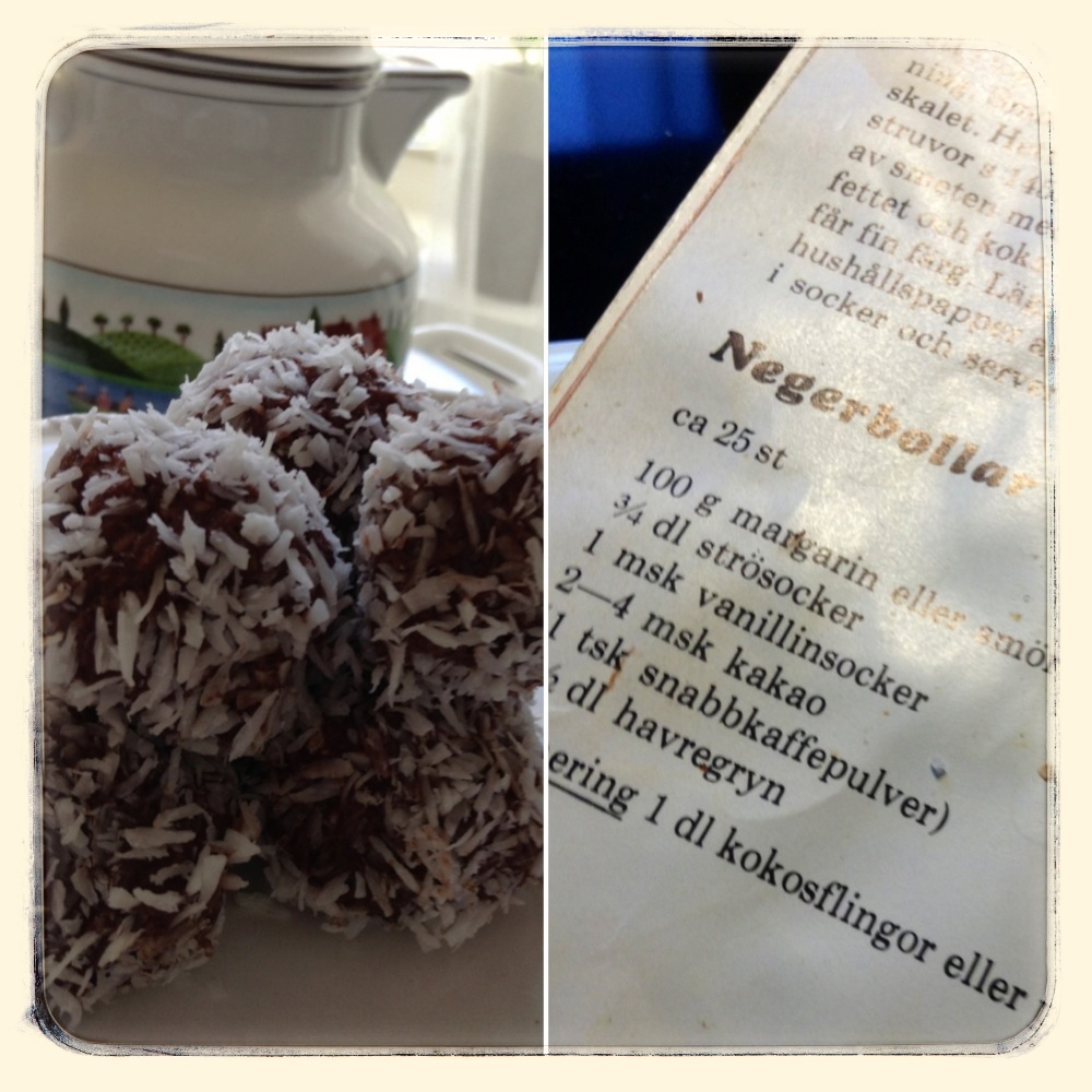 Chokladboll, kokosboll, havreboll eller negerboll