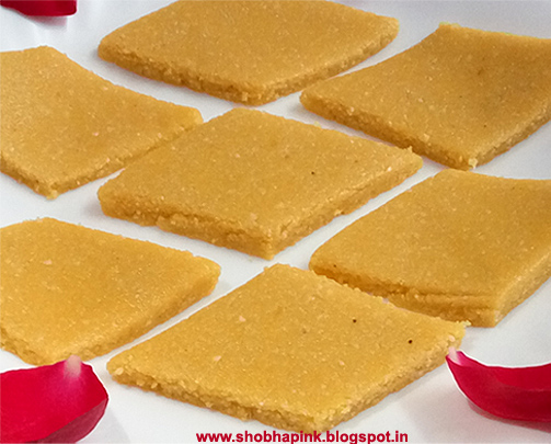 Shobha's: Kesar Kaju Katli