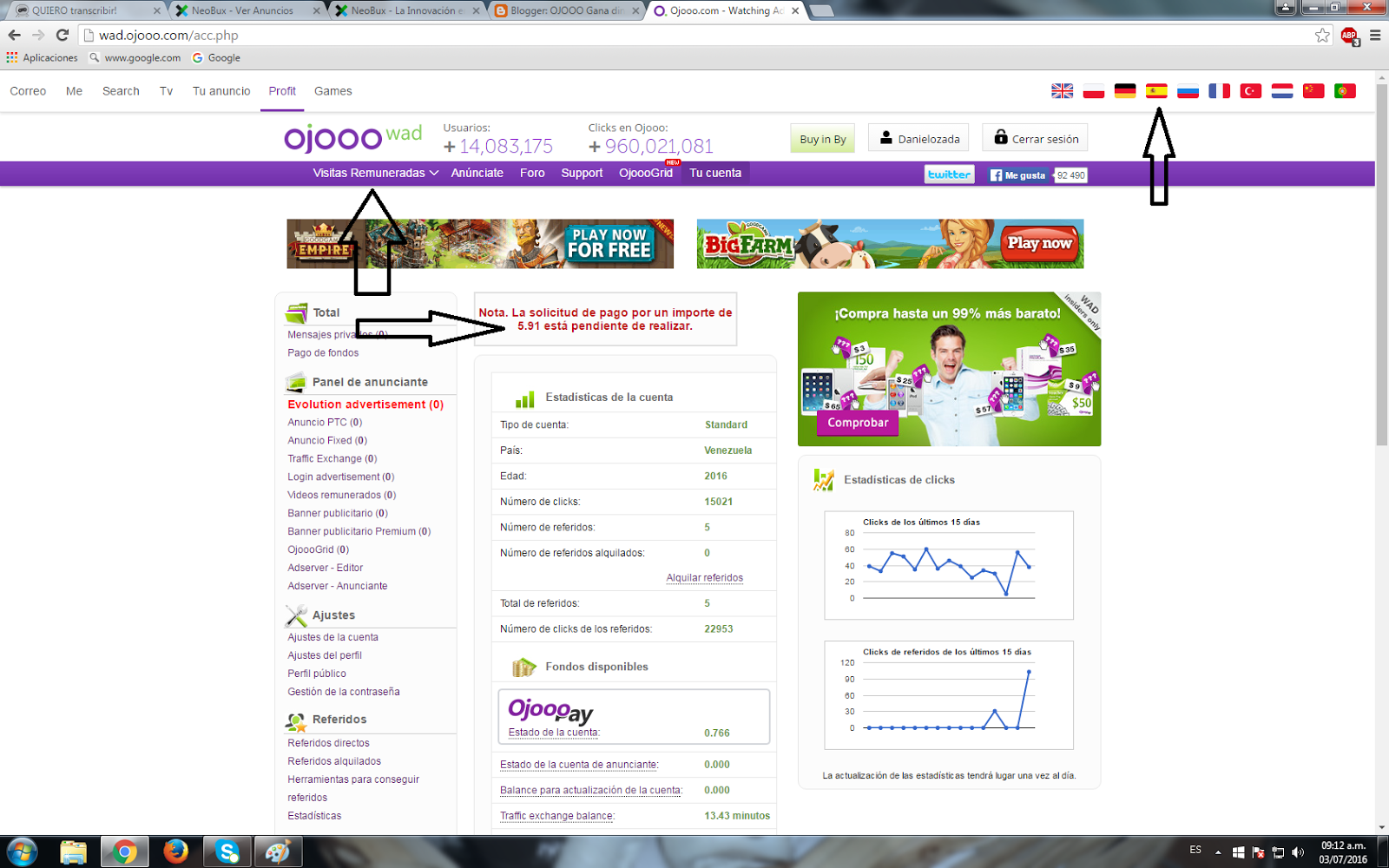 OJOOO Gana dinero con OJOOO YAAAA TRUCO: OJOOO TE PAGA POR VER ...