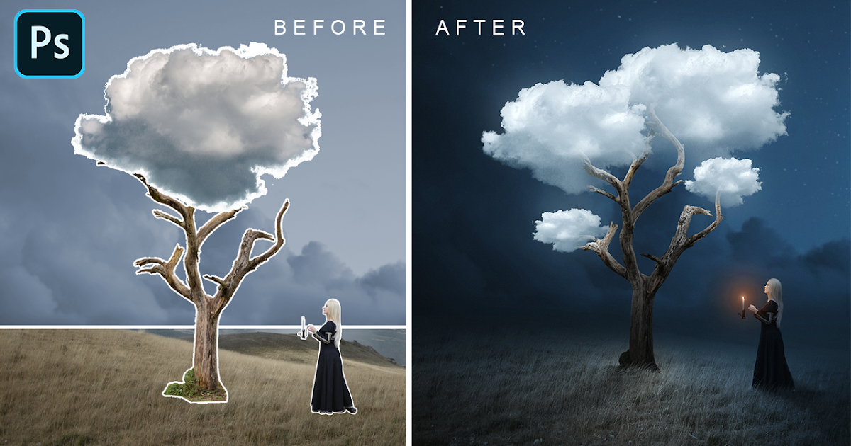 Tree Cloud Photoshop Manipulation Tutorial CAMBO CREATION tree-cloud-photoshop-manipulation-tutorial-cambo-creation