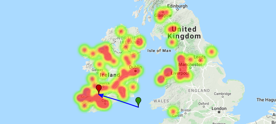 Sciency Thoughts: Fireball meteor over southern Ireland.