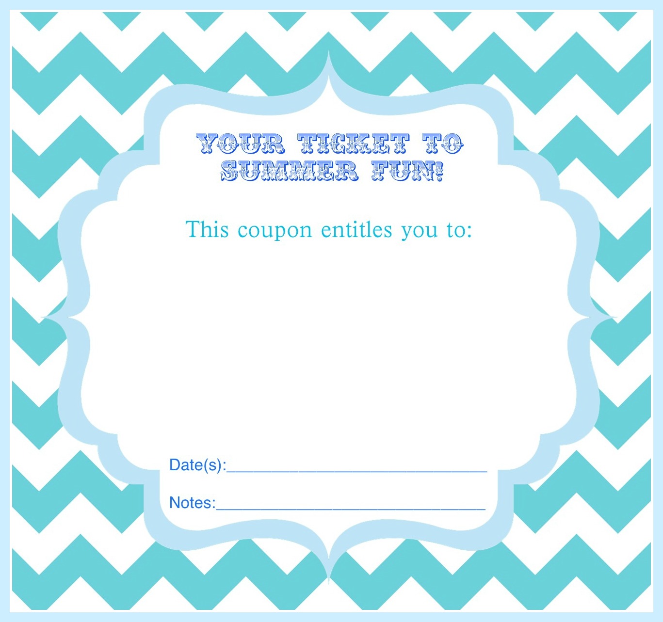 Pretti Mini Blog: Welcome Summer with an End of School Year Goodie ...