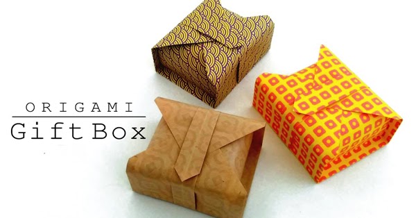 5 Easy Origami Box Tutorials for Your Jewelry Gifts Uses Only Origami ...
