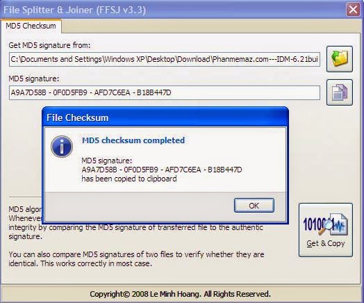 Mã MD5 là gì ? Hướng dẫn kiểm tra mã MD5 bằng FFSJ