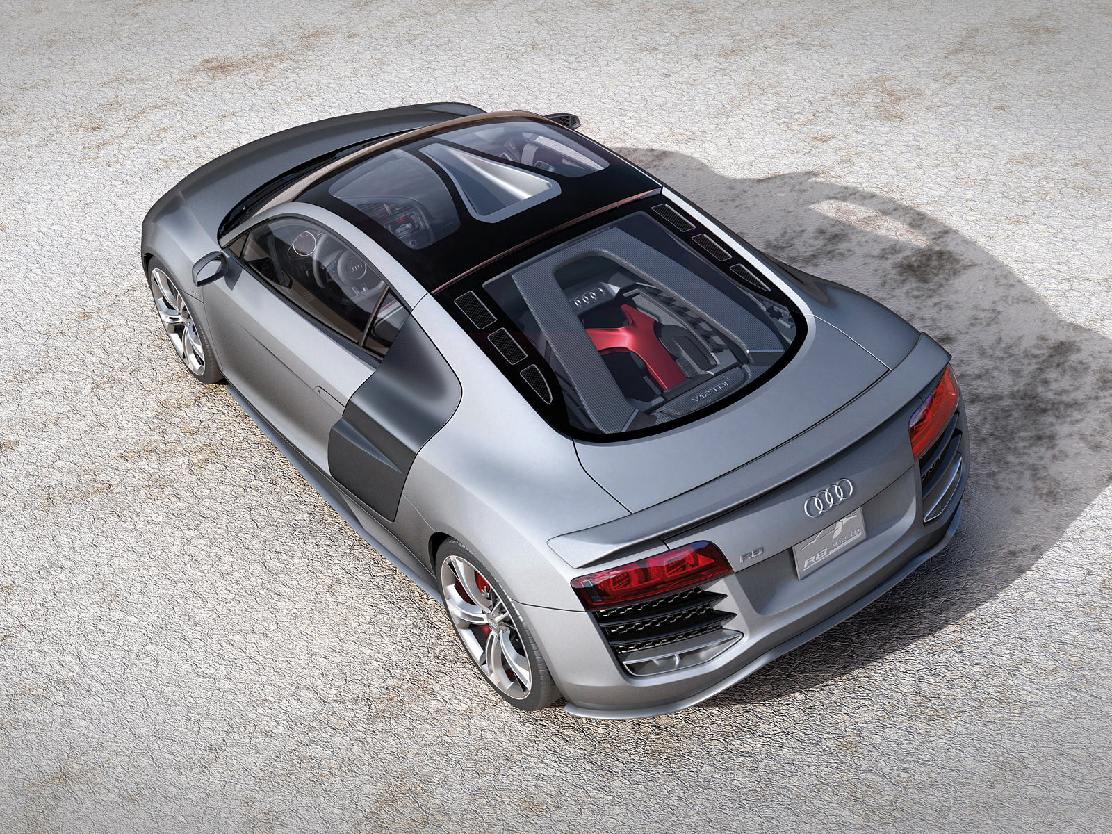 2008 AUDI R8 V12 TDI Concept car desktop wallpaper