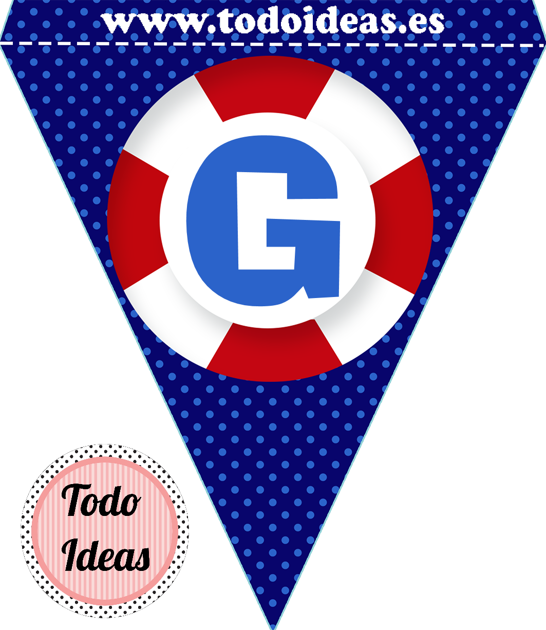 BLOG TODO IDEAS Y MAMI ES DIVERTIDA: BANDERINES MARINEROS