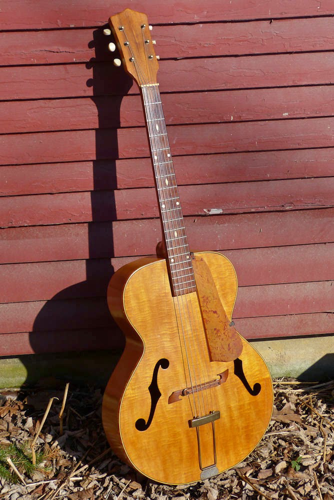 c.1945 Kay-made Flamed Maple Archtop Guitar