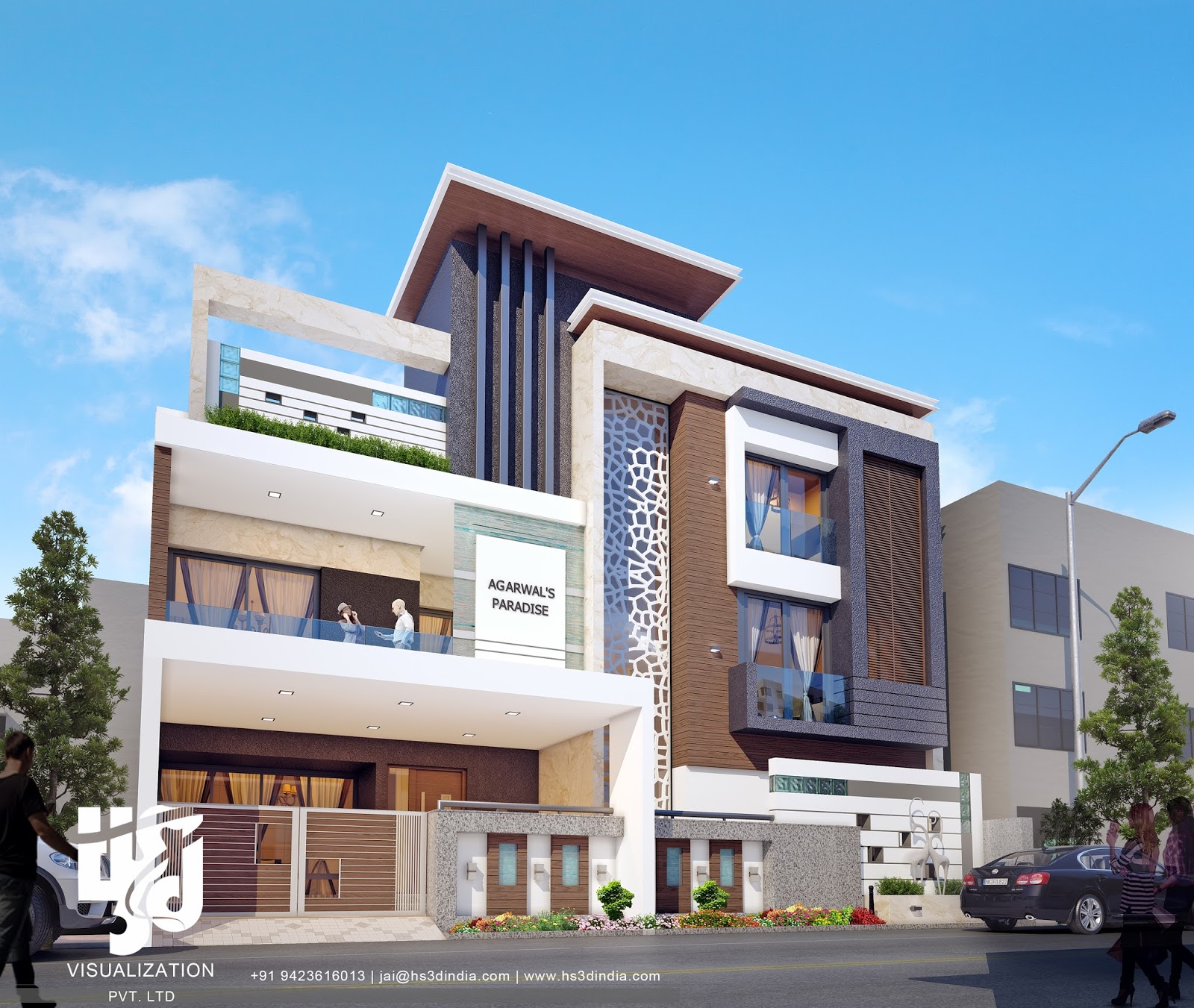 3D EXTERIOR DESIGN DAY RENDERINGS