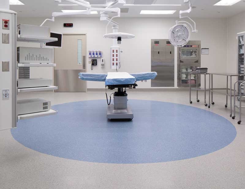 Healthcare Anti-Bacterial Vinyl Flooring Sheets