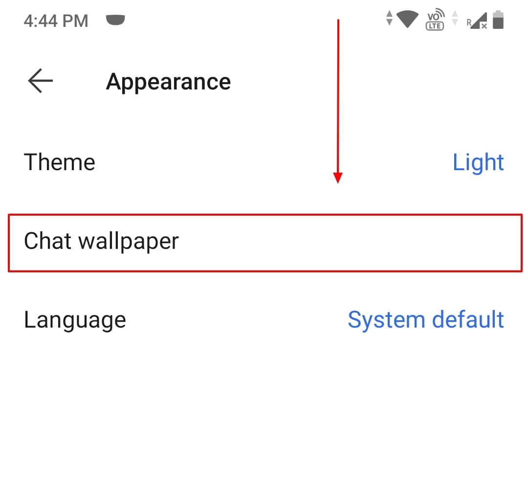 How to change chat background in Signal?