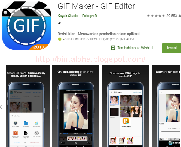 5 Aplikasi Pembuat GIF Terbaik Untuk Smartphone Anda - Ninna Wiends