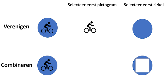 Luc's PowerPoint blog: Samenvoegen van pictogrammen en vormen in PPT 2019