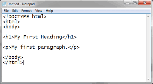 How To Create A Website Using Html In Notepad ~ Job Update