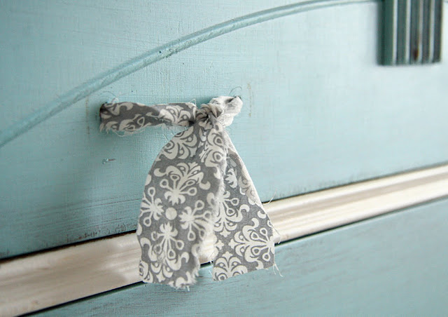 In your back pocket...: Fabric Drawer Pulls