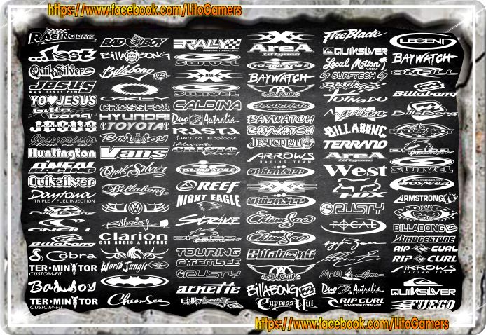 Pack de Colección de Full Marcas Vectores para Plotter de Corte