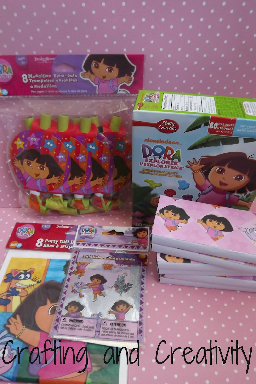 Crafting and Creativity: my daughter's 2nd birthday party- Dora theme!