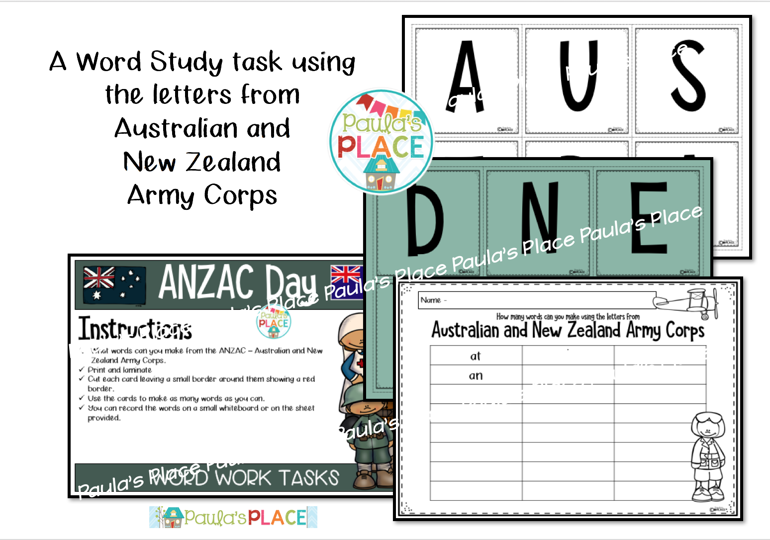 Paula's Place Teaching Resources: My ANZAC Day Unit
