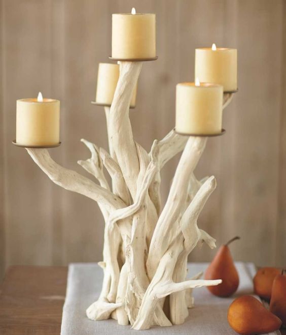 15 Espectaculares manualidades decorativas con ramas de árbol ~ lodijoella