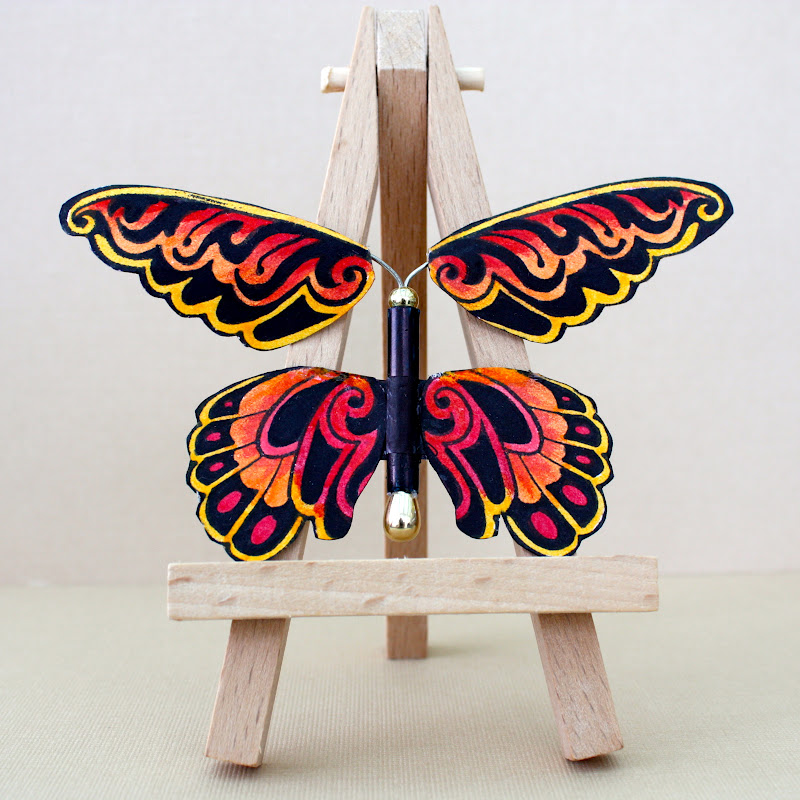 The Bright Side of Life: Flying Paper Butterflies