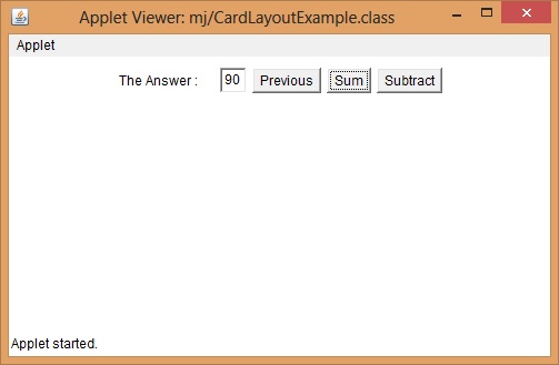 Core Java - [AWT CardLayout Manager] | Vakratund Cloud Education