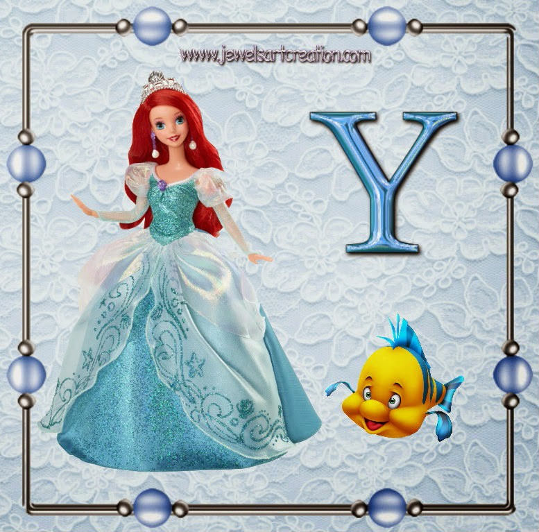 Ariel Barbie Abc. Letras de Ariel Barbie. - Oh my Alfabetos!