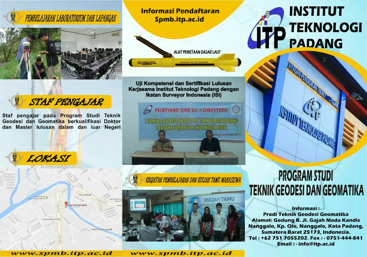 TEKNIK GEODESI INSTITUT TEKNOLOGI PADANG: Profil