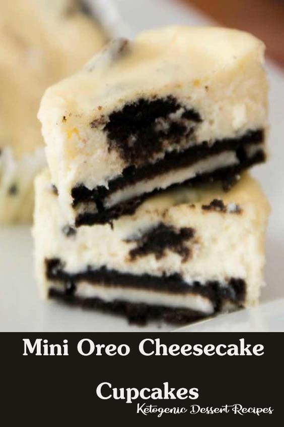 Mini Oreo Cheesecake Cupcakes - Plant Based Meals Vegan