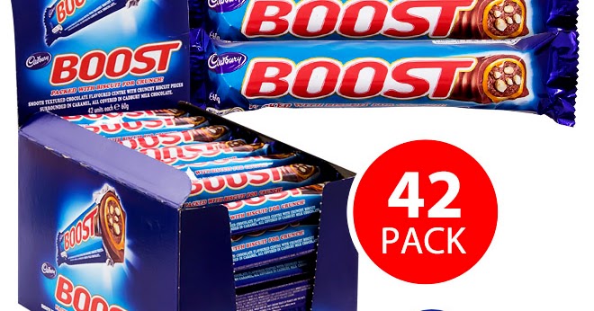 42x Cadbury Boost Bar 60g - Hook of the Day