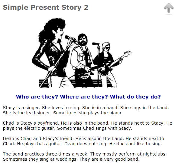 The Daily Update Express: Present Indefinite Tense Sentences for Practice.