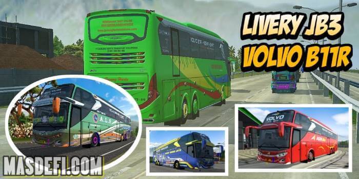 17+ Livery BUSSID JB3 Tronton Volvo B11R Full Variasi - Masdefi.com