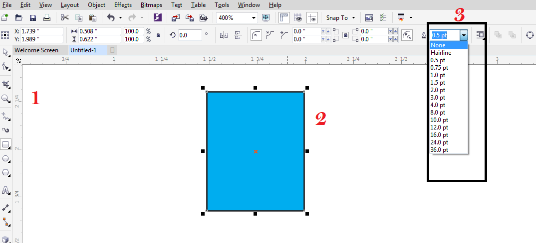 Memberi Warna Pada Garis Di Coreldraw | Ide Perpaduan Warna