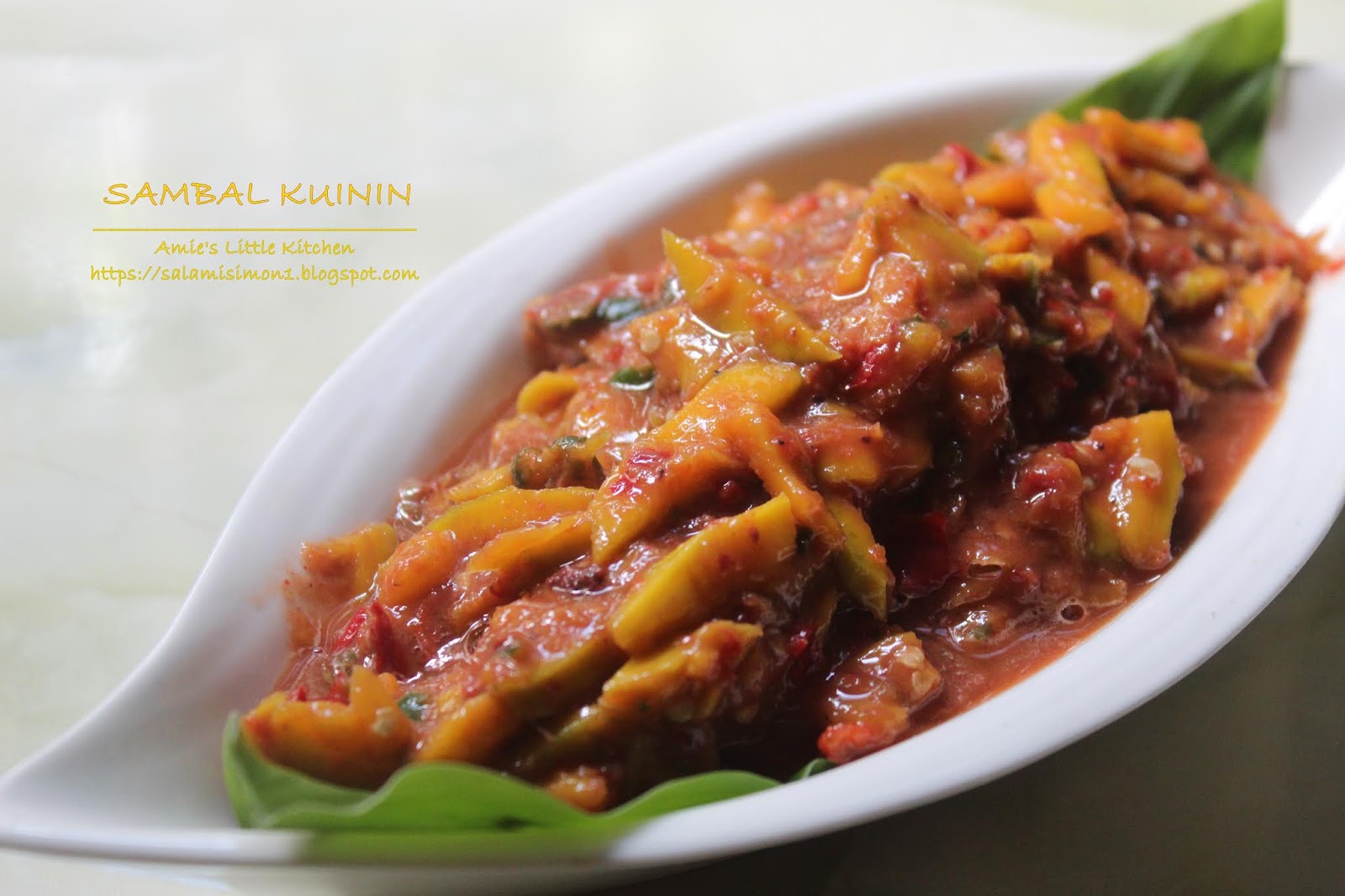 Cara Membuat Sambal Kuini Yang Sedap! - Amie's Little Kitchen