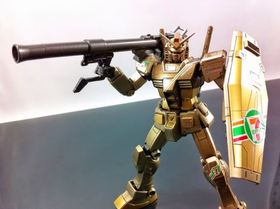 Painted Build: HG 1/144 RX-78-2 GUNDAM SEVEN ELEVEN ver. LOW