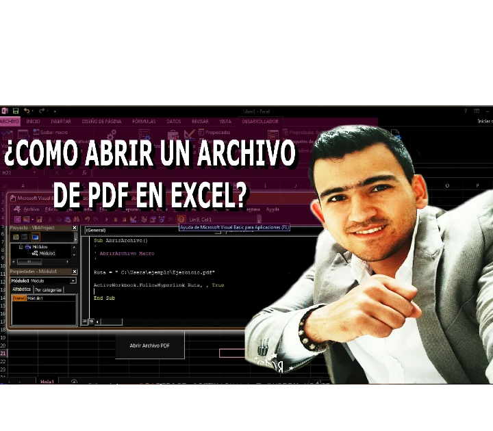 ¿Como abrir un archivo de PDF desde una página especifica o concreta en excel con macros ...