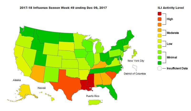 Avian Flu Diary: FluView Wk 49: Influenza Increasing - 1 Novel H3N2v ...