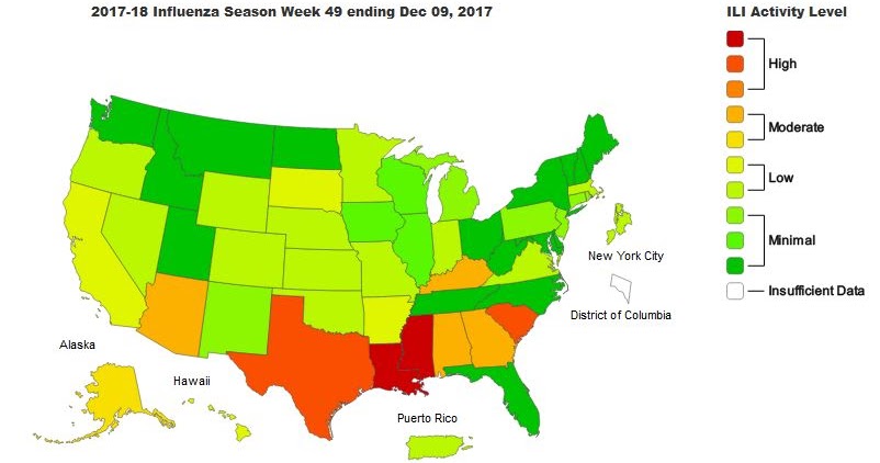 Avian Flu Diary: FluView Wk 49: Influenza Increasing - 1 Novel H3N2v ...