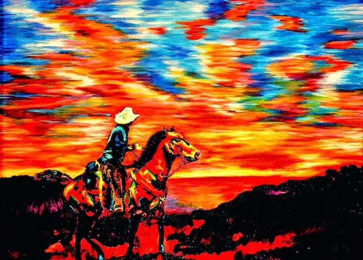 John Bramblitt, 1971 | Palette Knife painting from a blind artist ...