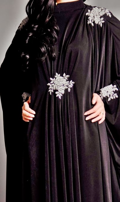 Fancy Abaya from UAE | Dubai Abaya Designs for 2014-15 | New Emirate ...
