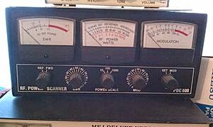 Tech Times: Para Dynamics PDC 600 three window watt meter.