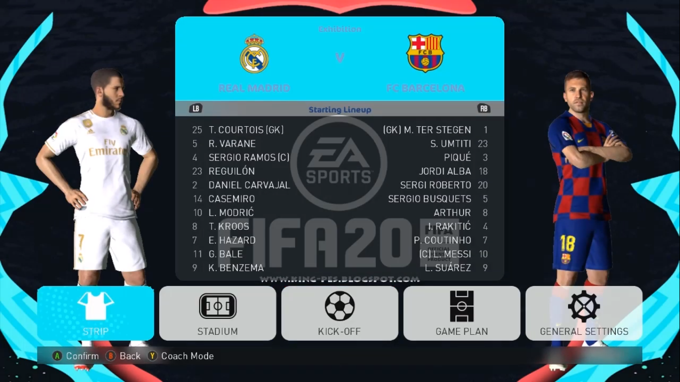 FIFA 20 Graphic Menu for PES 2017 ~ PES-ID | Download Gratis Patch PES ...