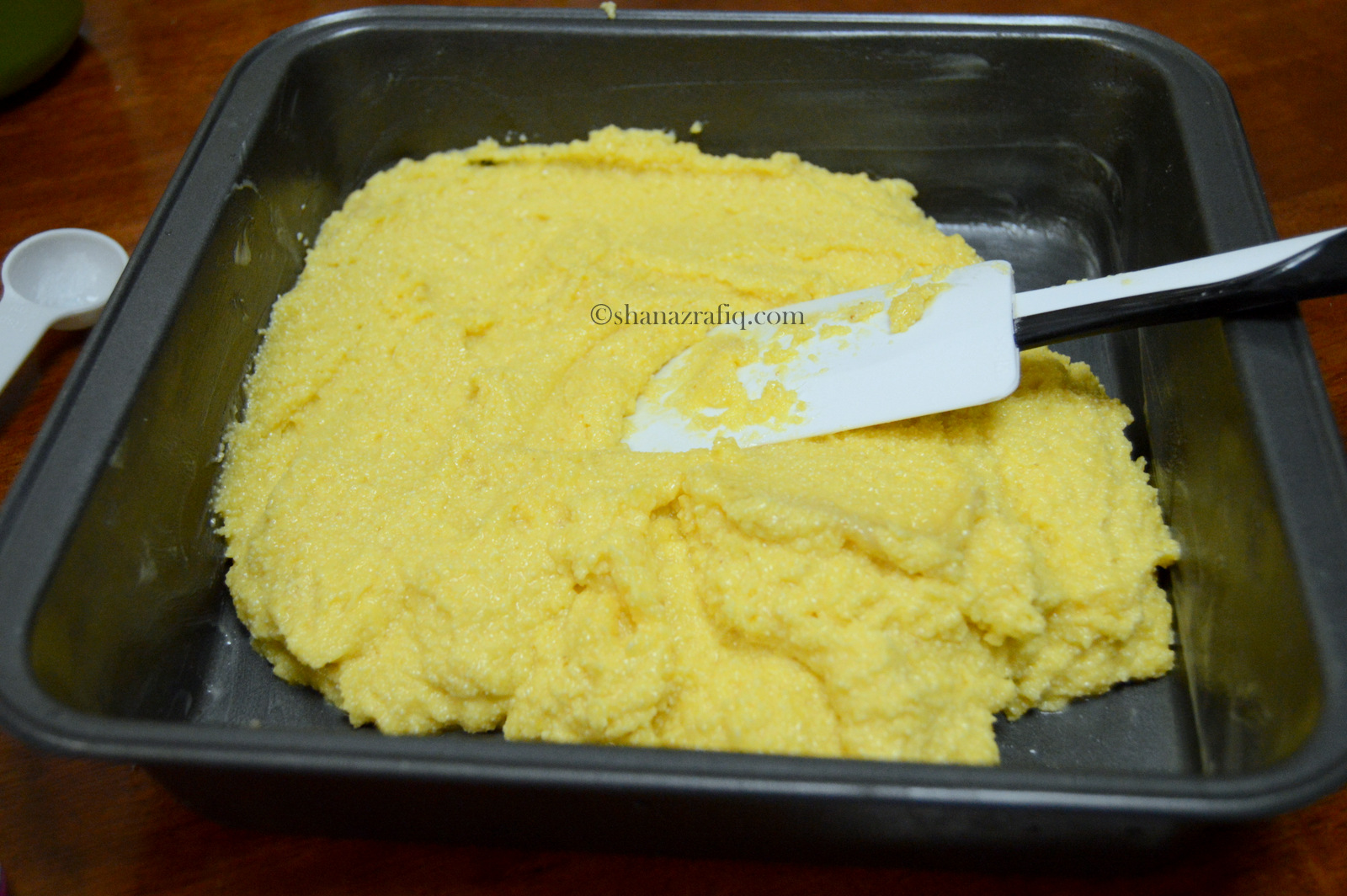 Mango Basbousa ~ Arabic Style Baked Semolina Dessert - Shanaz Rafiq Recipes