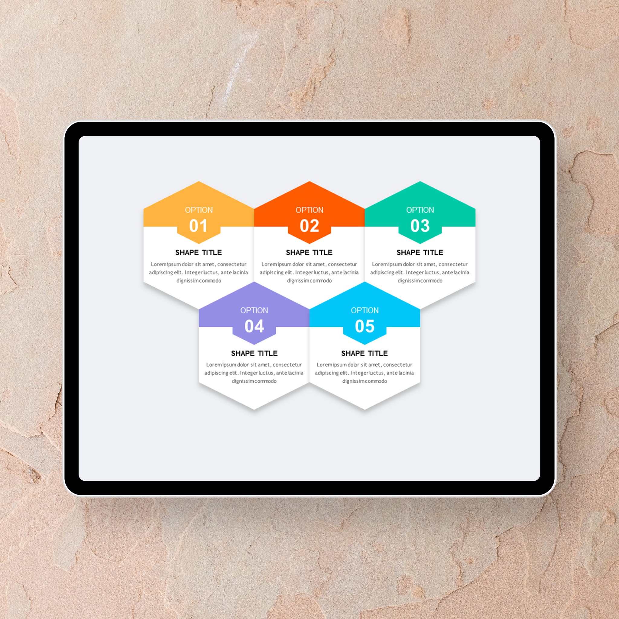 Hexagon Block PowerPoint Templates - PowerPoint Free