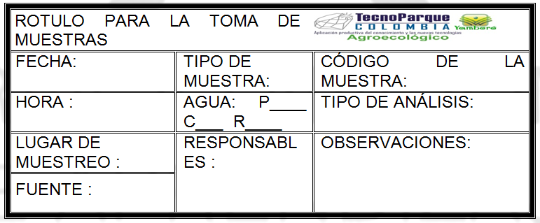 PROTOCOLO DE MUESTREO