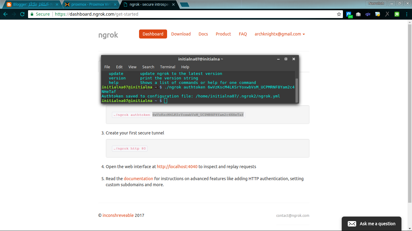 Sharing : Remote Server menggunakan Ngrok ~ Nasrulloh Azhar