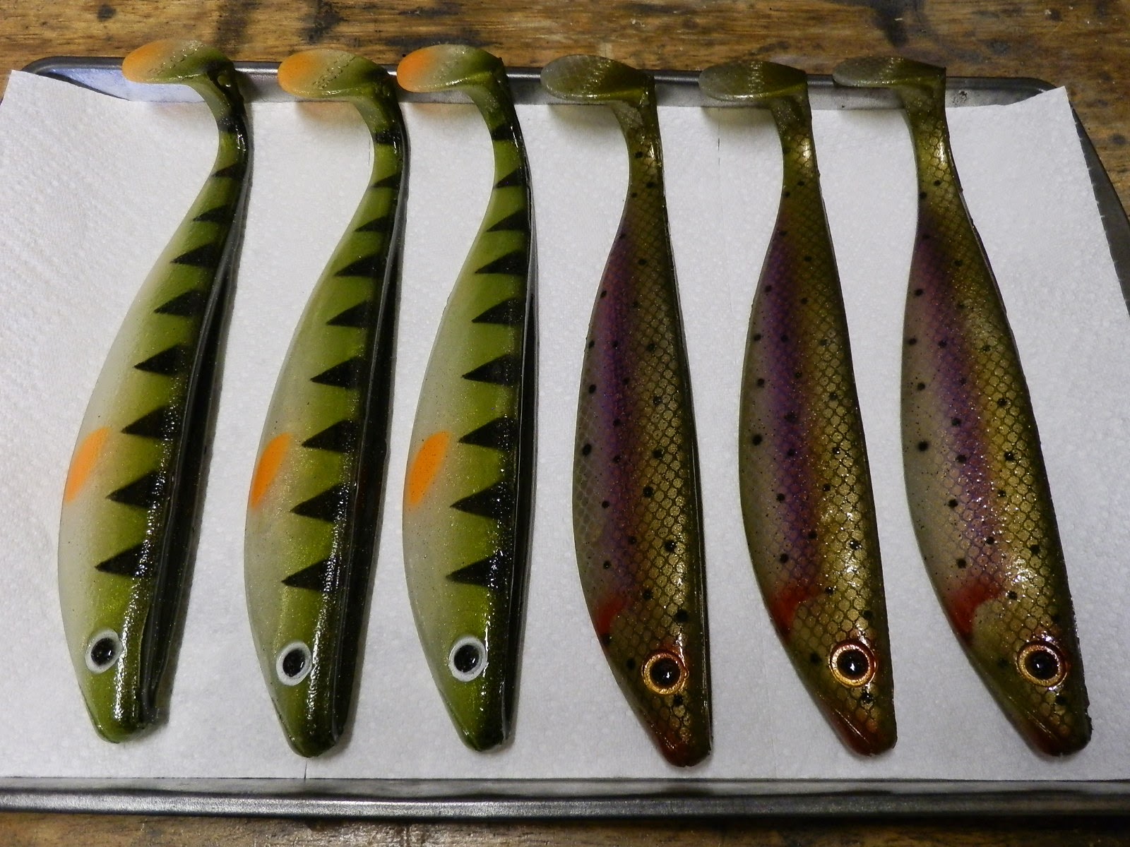 Boggs Custom Lures: 12 & 15 Inch Shad Bodies