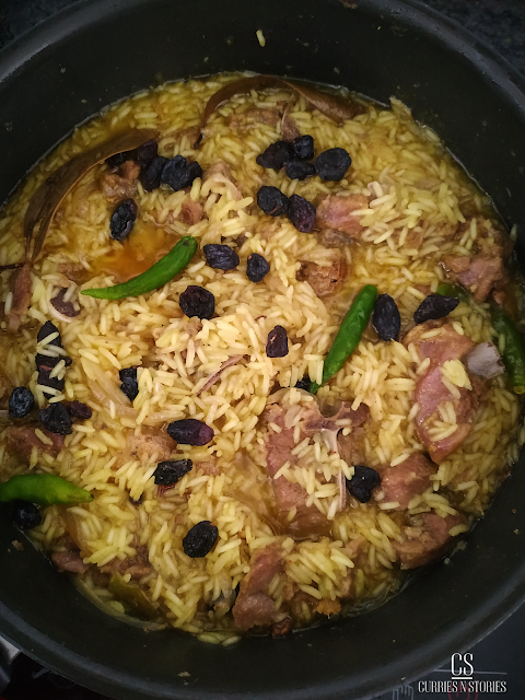 Bangladeshi Mutton Tehari | Dhakai Mutton Tehari | Dhaka Style Mutton ...