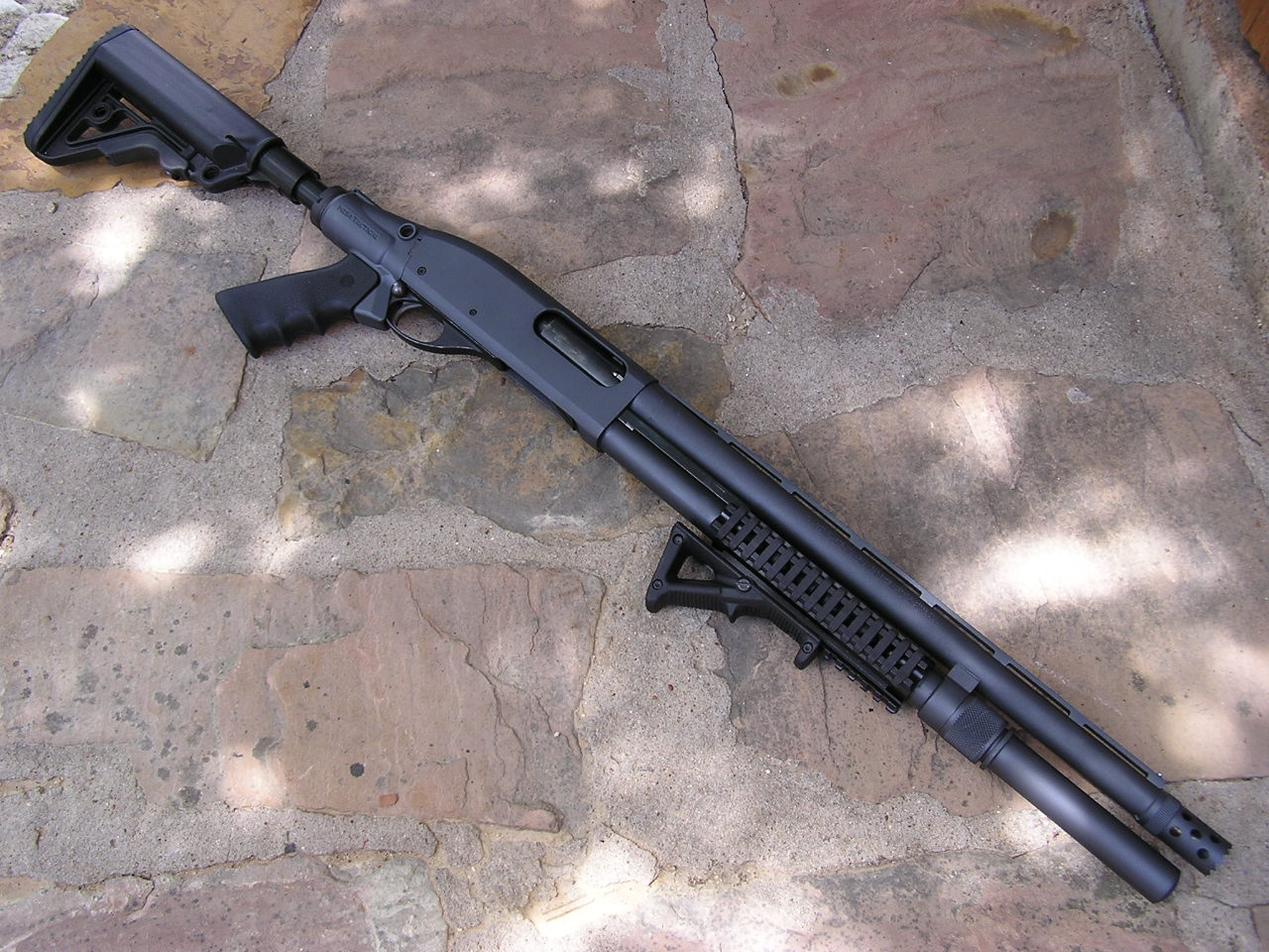 RIFLE & SHOTGUN MODIFICATIONS: REMINGTON 870 POLICE MAGNUM CUSTOM BUILD