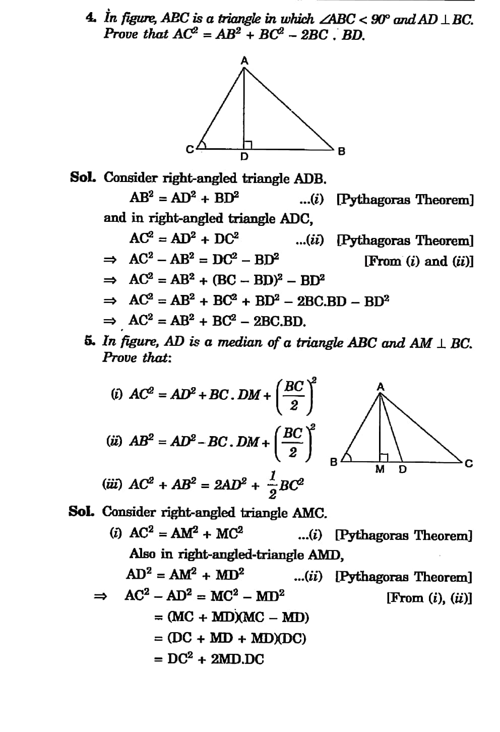 Triangles class 10 math - Studypur