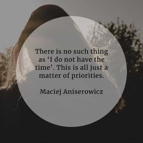 50 Priority quotes that will help you sort things out